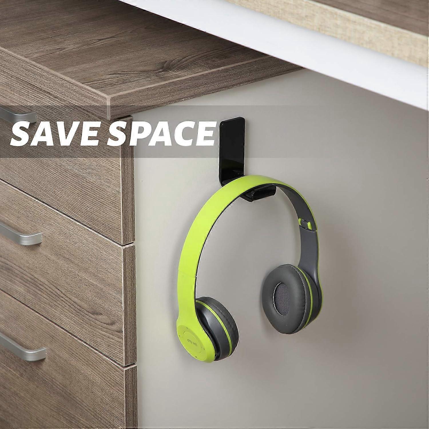 4 Pieces Headphone Hanger Headphone Hook Headset Holders Headphone Wall ...