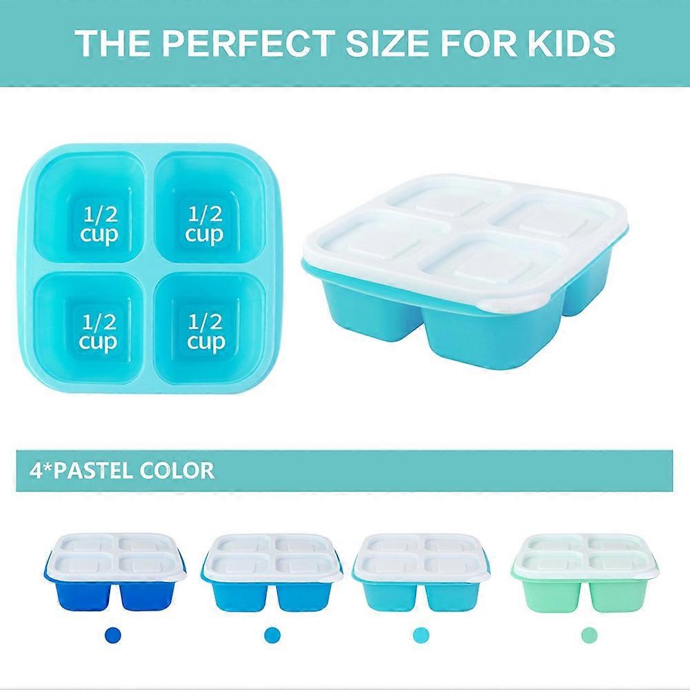 Four-Compartment Lunch Box Set Food Box Portable Lunch Box Bento Box ...