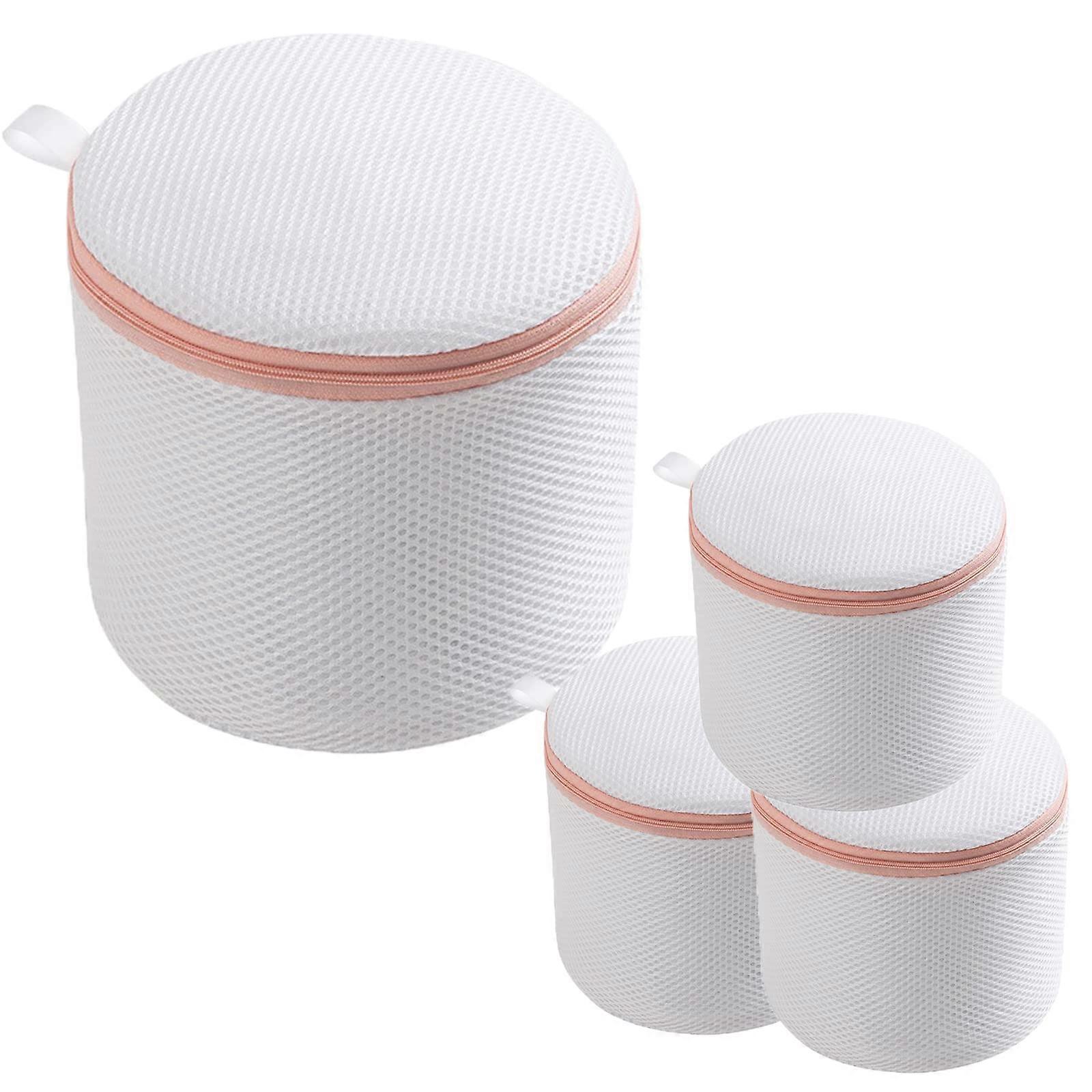 Pack of 4 bra laundry nets for washing machine, laundry bags with ...