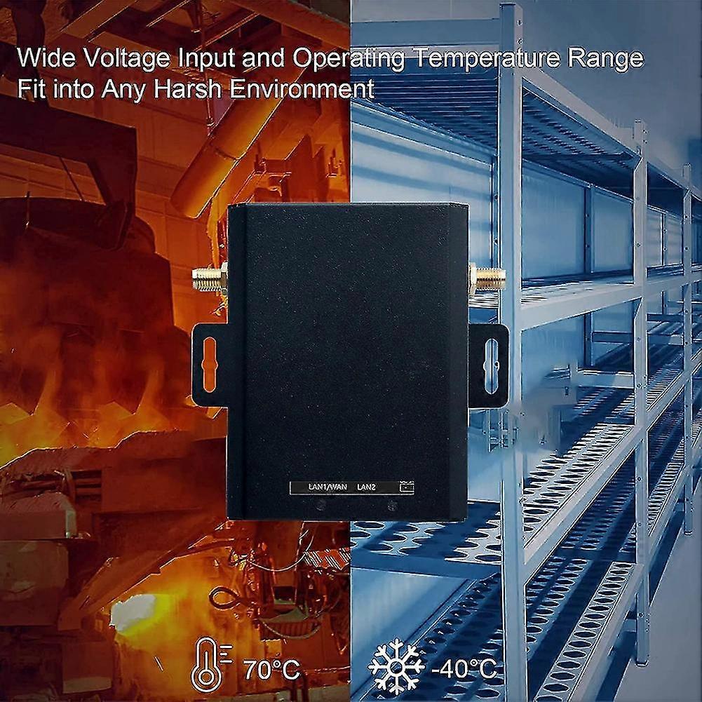 H927 Industriell 4G Router 150MBPS 4G LTE Cat4 Router med extern antenn ...