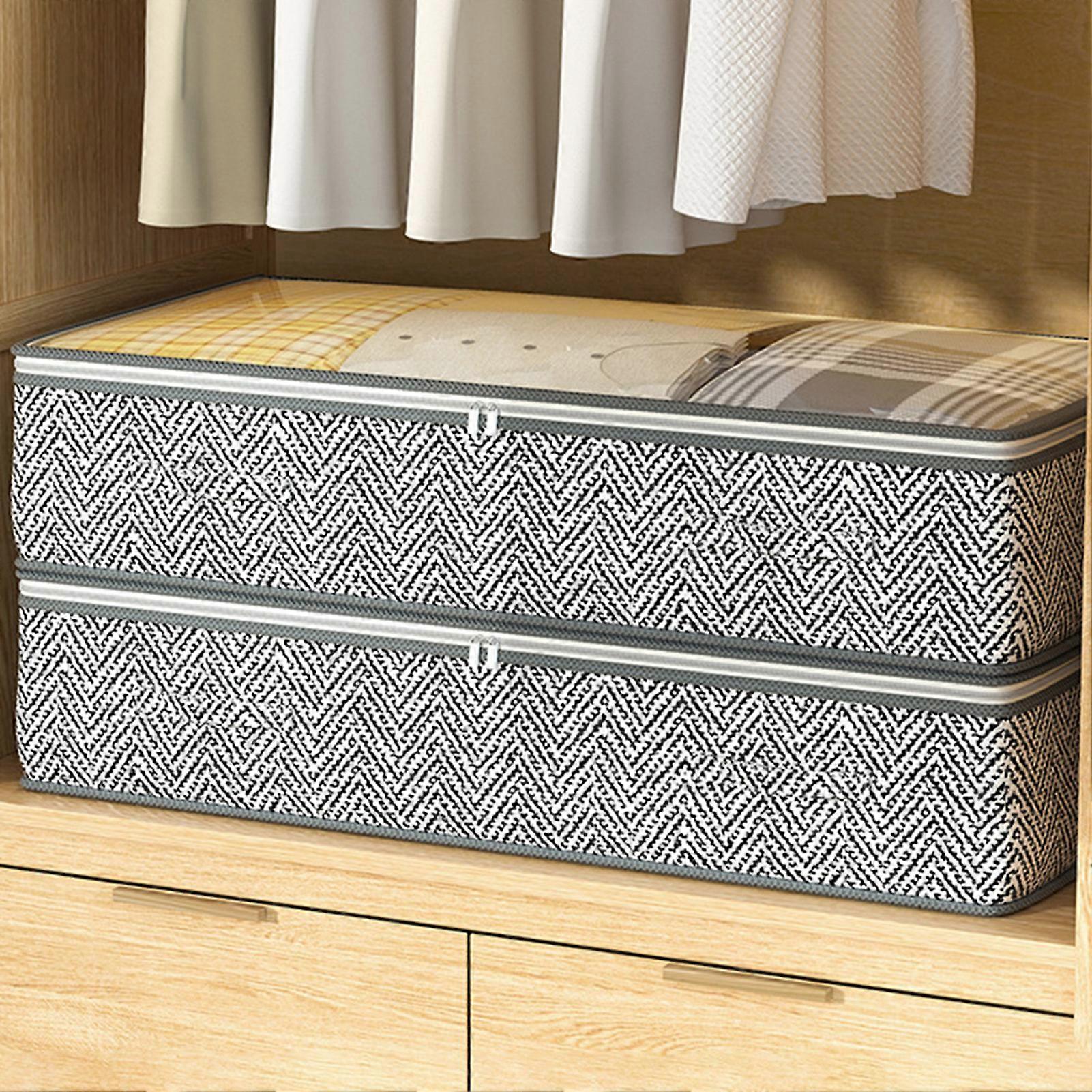 Underbed Storage Containers Maximize Space Large Capacity Clear Top ...