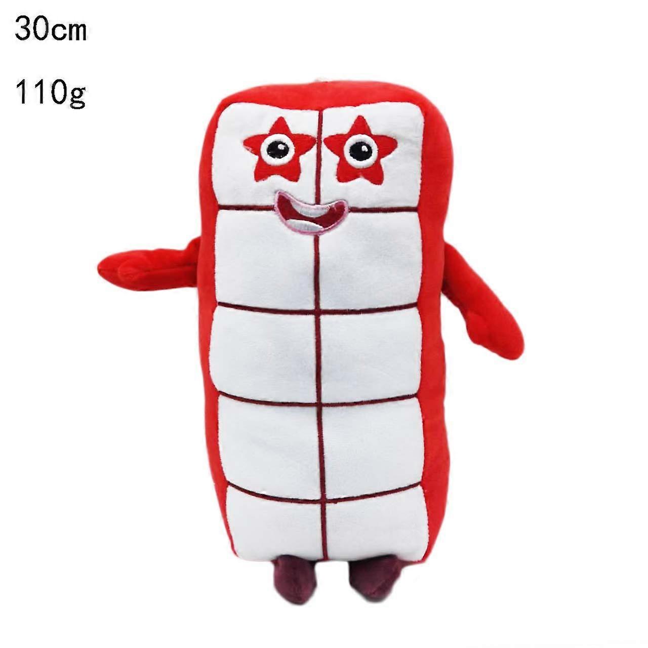Number Blocks Stuffed Model Dolls Cartoon Anime Digit Figures Soft Toys ...