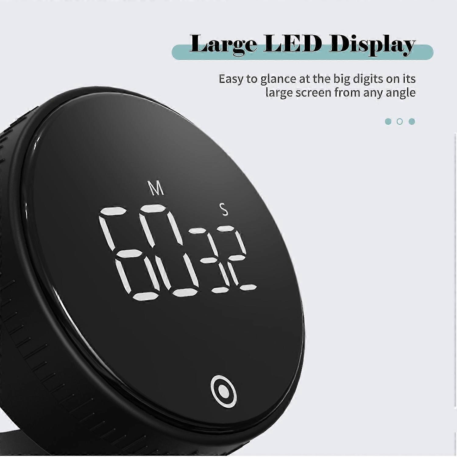 Magnet Kitchen Timer 99-Minute Digital Count Up & Countdown Timers ...