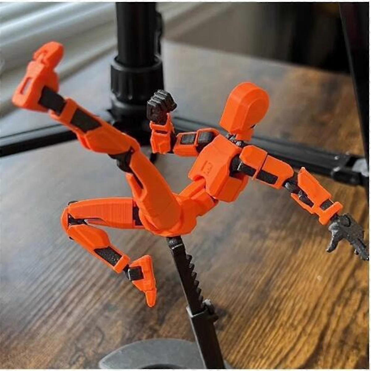 Robot Action Figure, 3D Printed with Full Articulation for Stop Motion ...