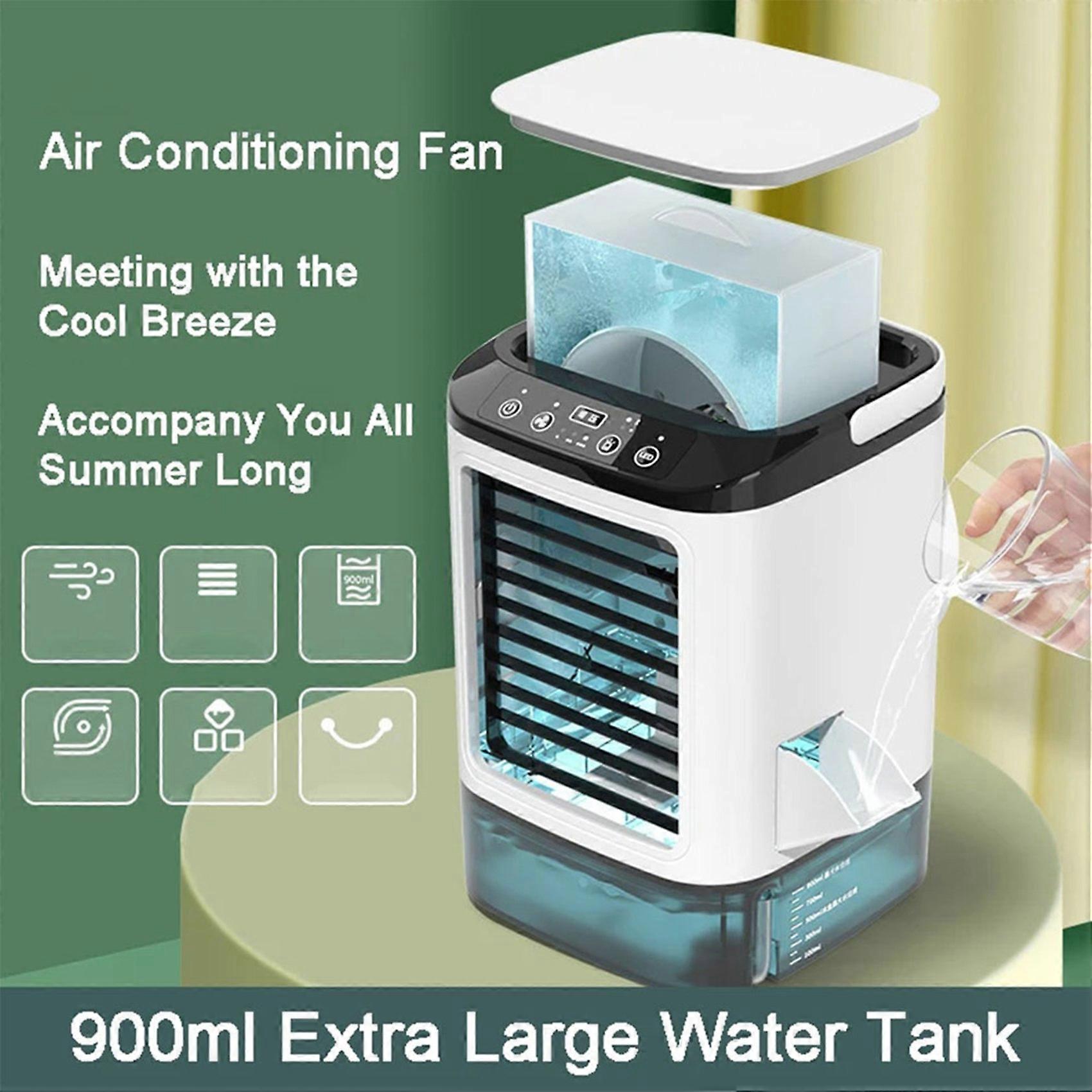 2X Portable Air Conditioner Portable Fan Dual Spray Ultrasonic ...