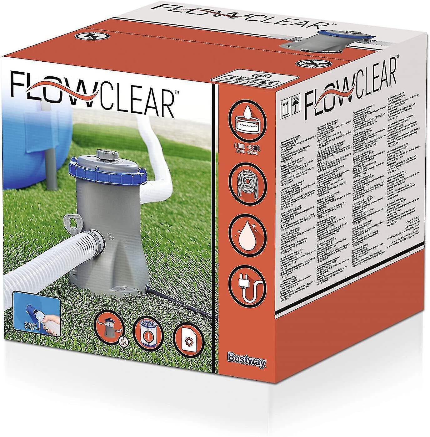Bestway Flowclear Pool Filter Pump 330 Gal | Fruugo ZA