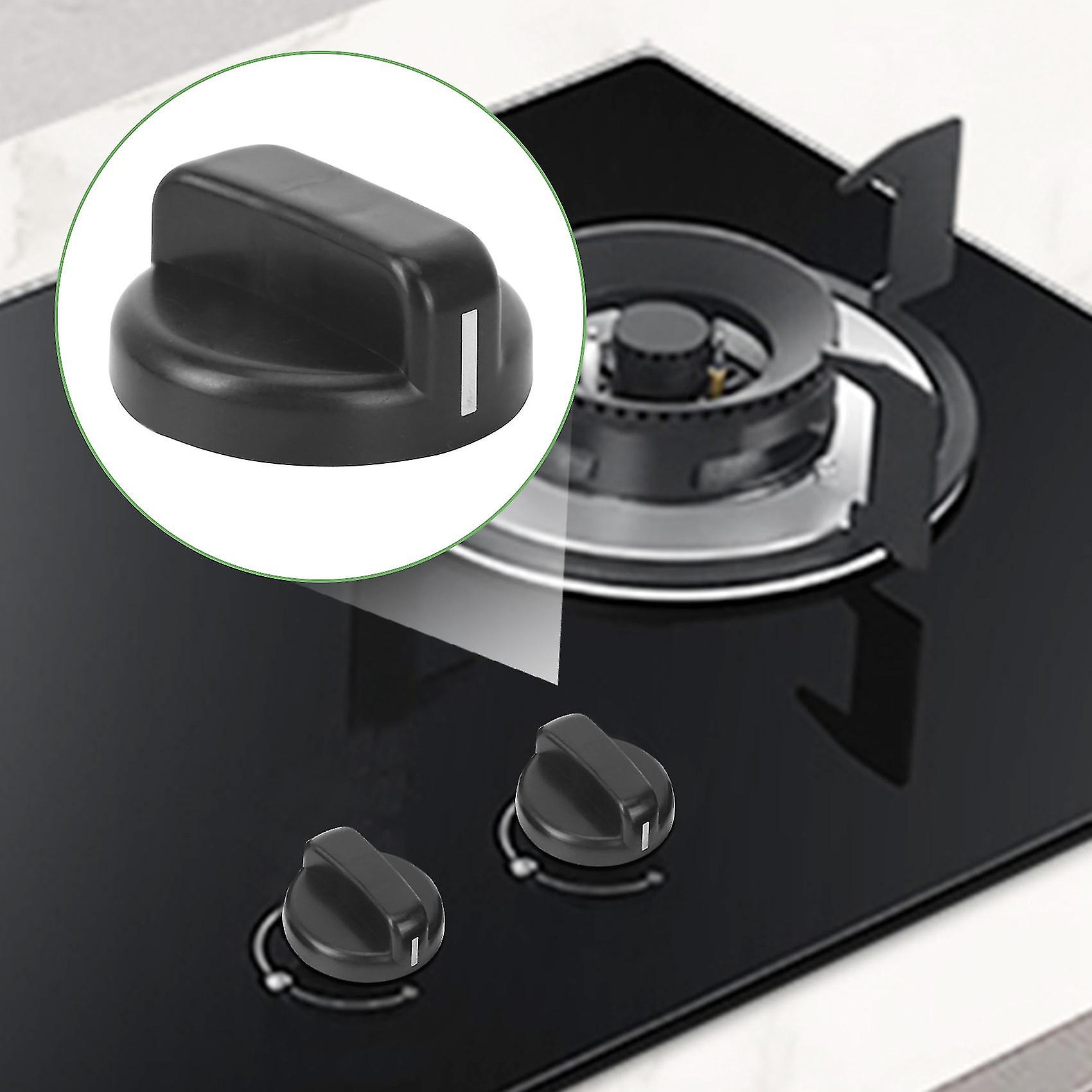 6 Pcs Kitchen Black Plastic Gas Stove Cooker Control Knobs | Fruugo UK