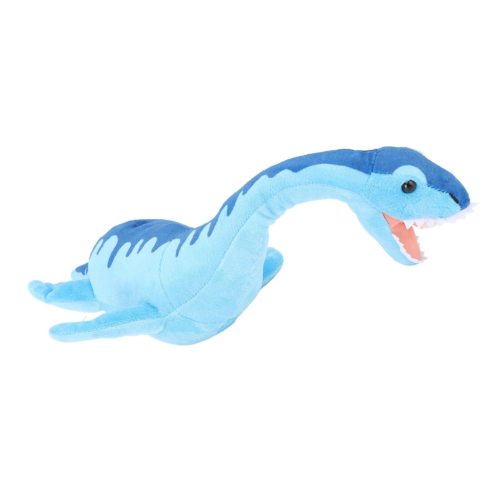 Plesiosaurus Dinosaur Plush Toy Realistic Soft Blue Dinosaur Stuffed ...
