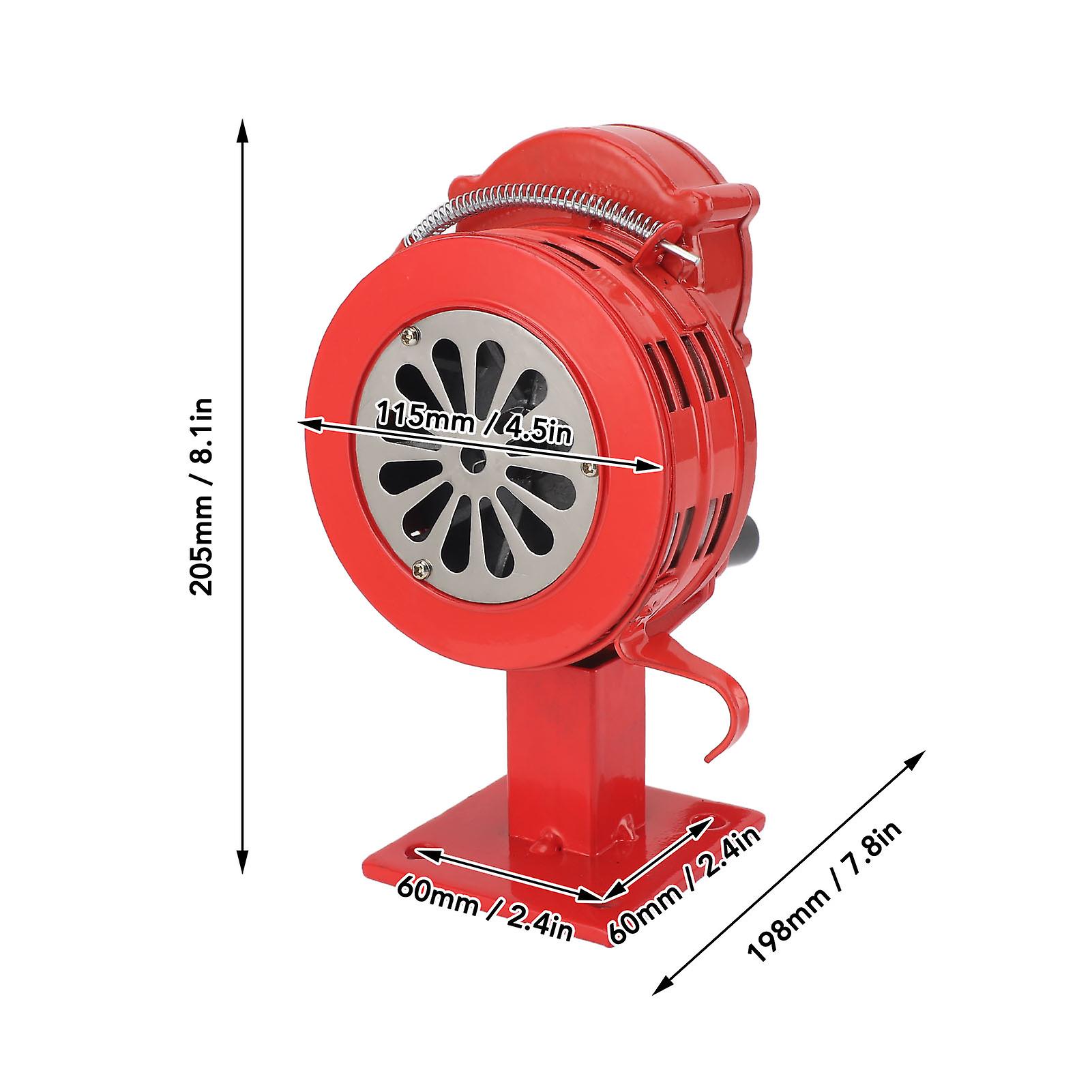 Hand Crank Siren Aluminium Alloy 110dB Loud Alarm Air Raid Tornado ...
