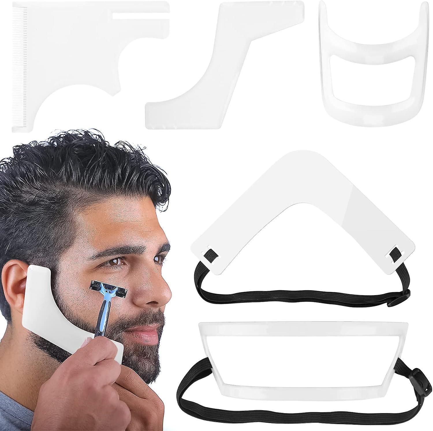 Beard and Neckline Shaving Guide, Hair Cutting Tool Kit for Men, Goatee ...