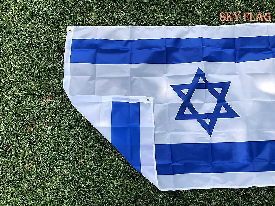 Sky Flag Israel National Flag 90x150cm Hanging Polyester Isr Il Israeli ...