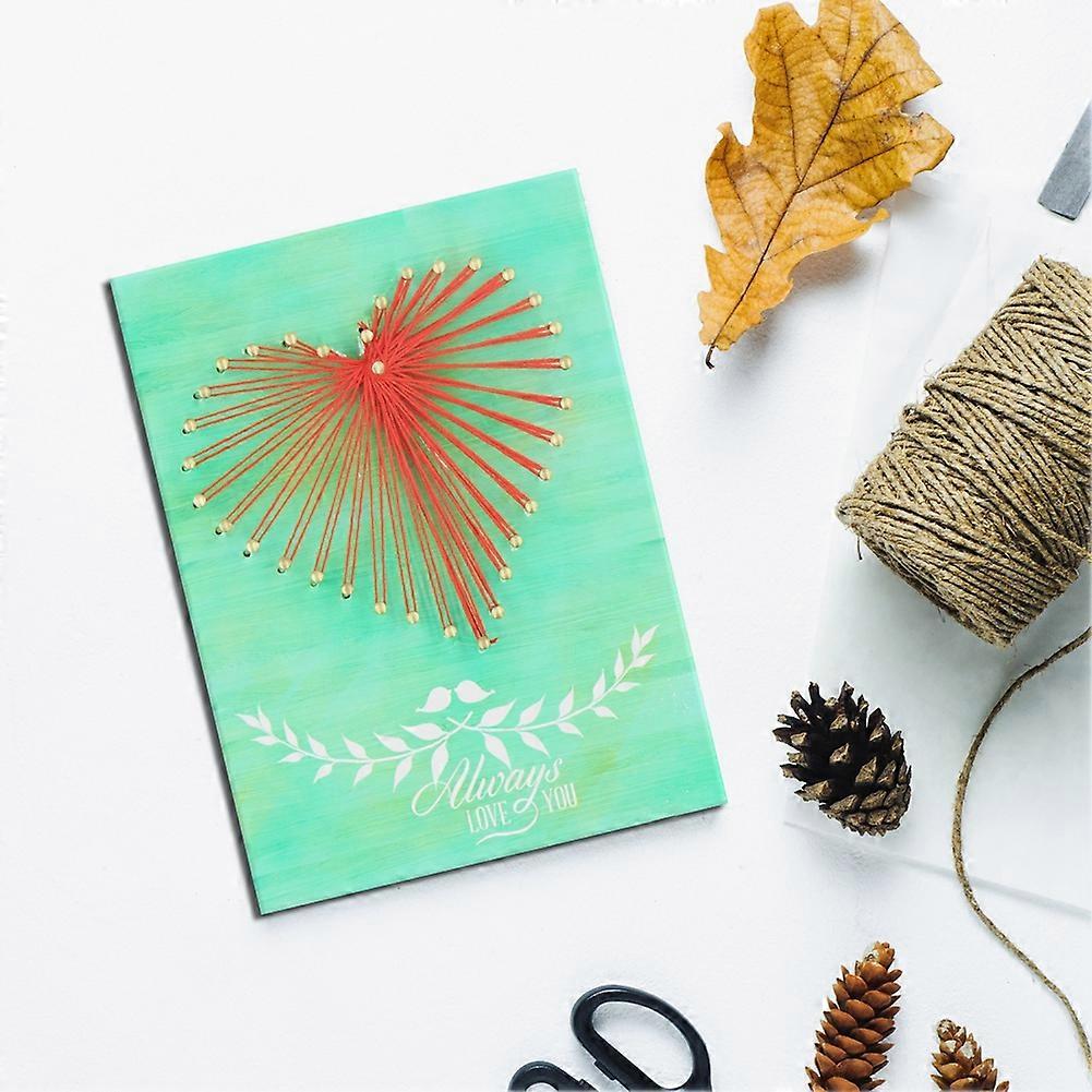 DIY Nail String Art Kit 3D Drawing Nails Winding Lines Painting Home ...