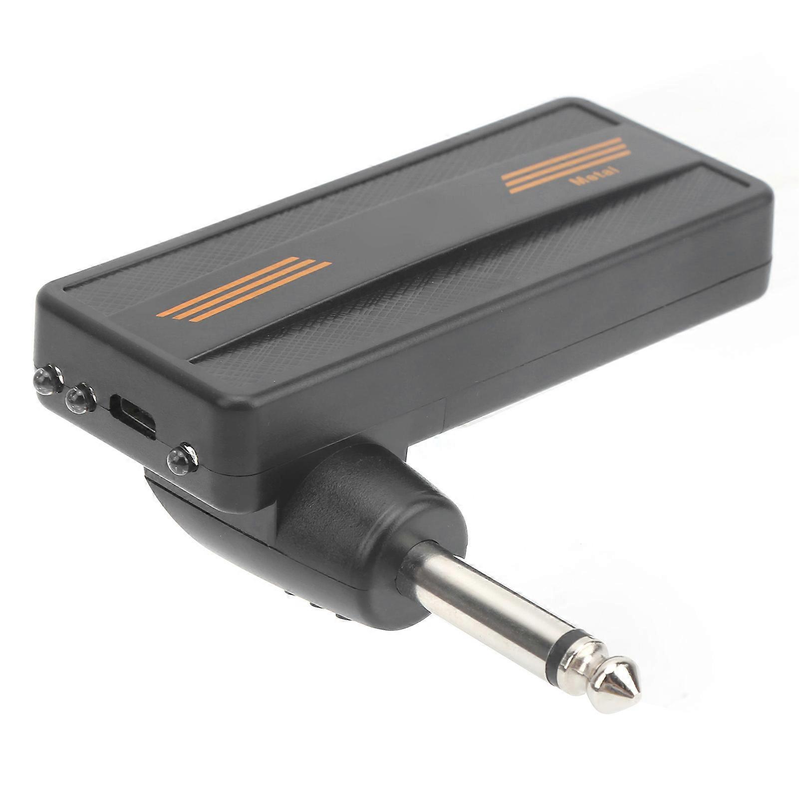 Plug Amp Electric Guitar Headphone Amplifier Chargeable Portable ...