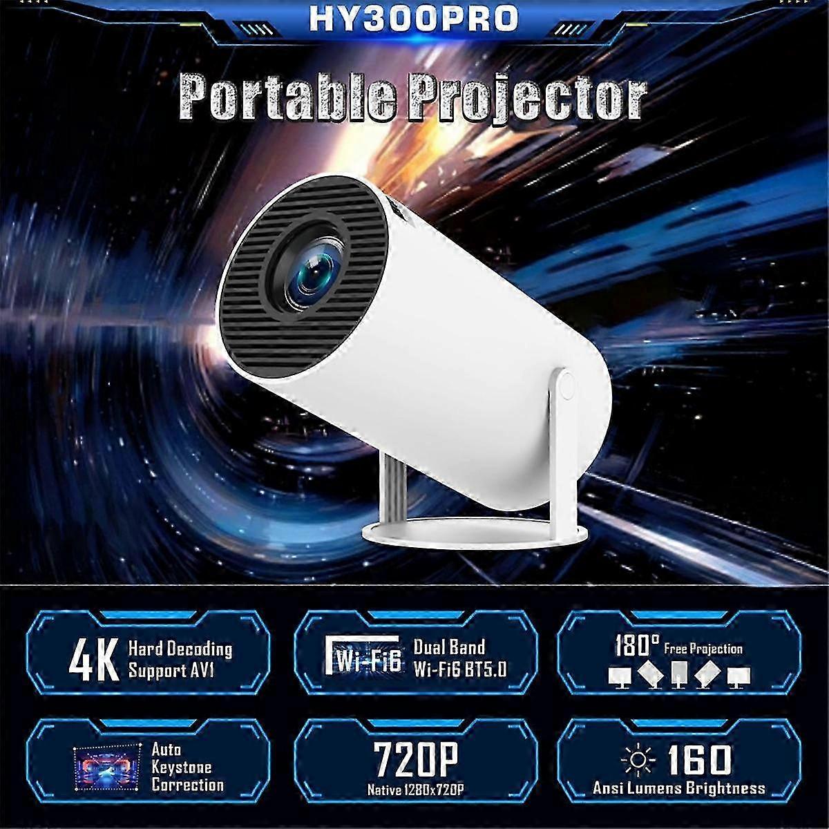 HY300 PRO Projector 4K Android 11 Dual Wifi6 Allwinner H713 BT5.0 ...