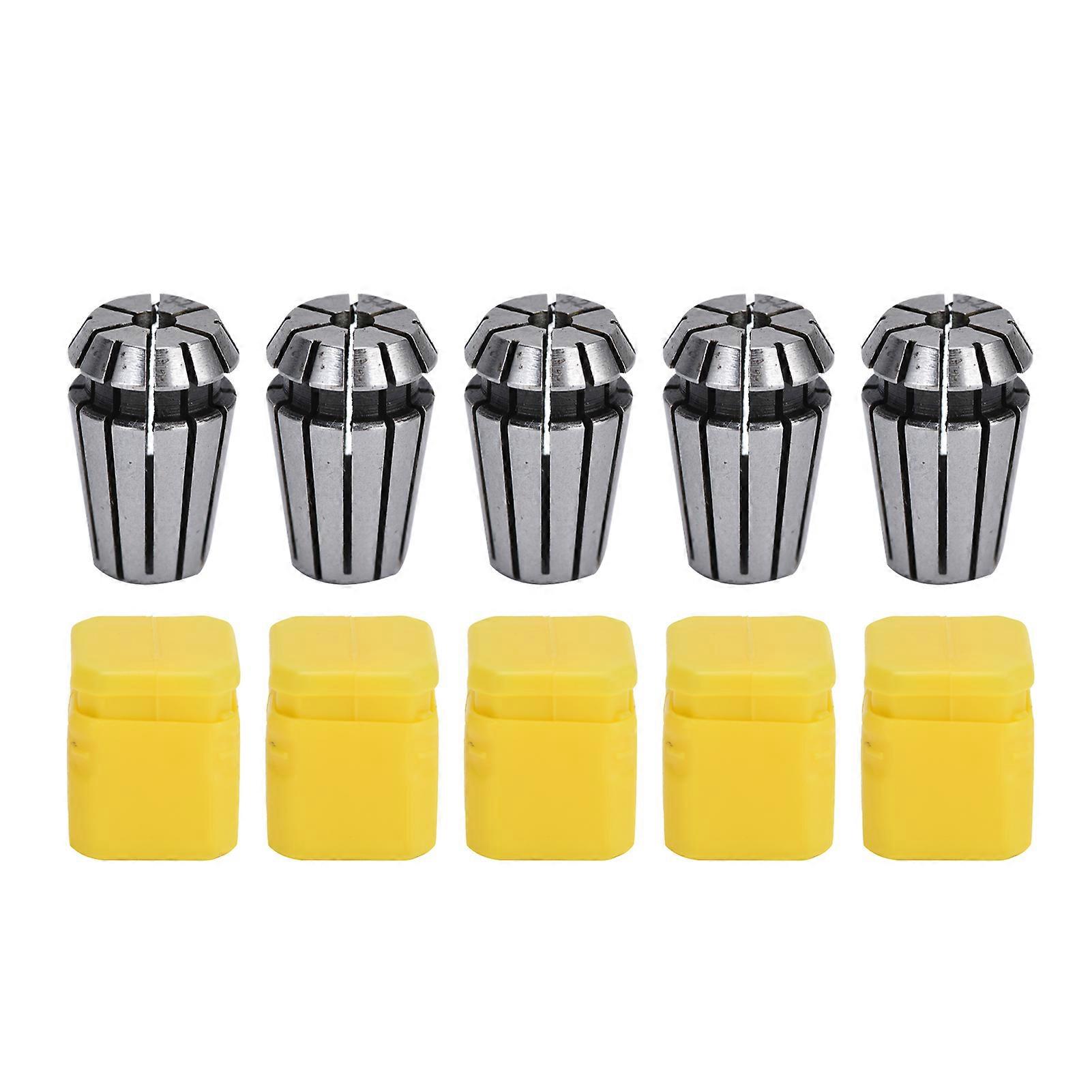 5Pcs ER11 Spring Collet Set High Accuracy Chuck for CNC Engraving ...