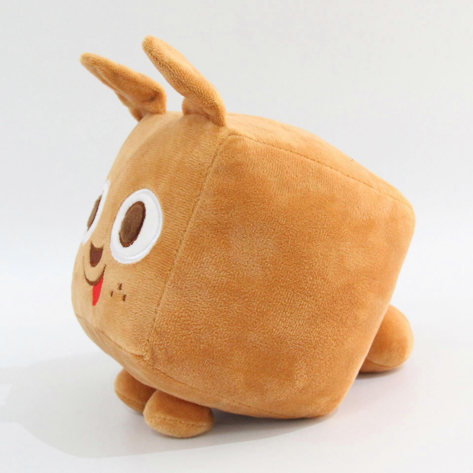 Big Games Cat Plush With Code Pet Simulator X Square Cat Plush Toybrown ...