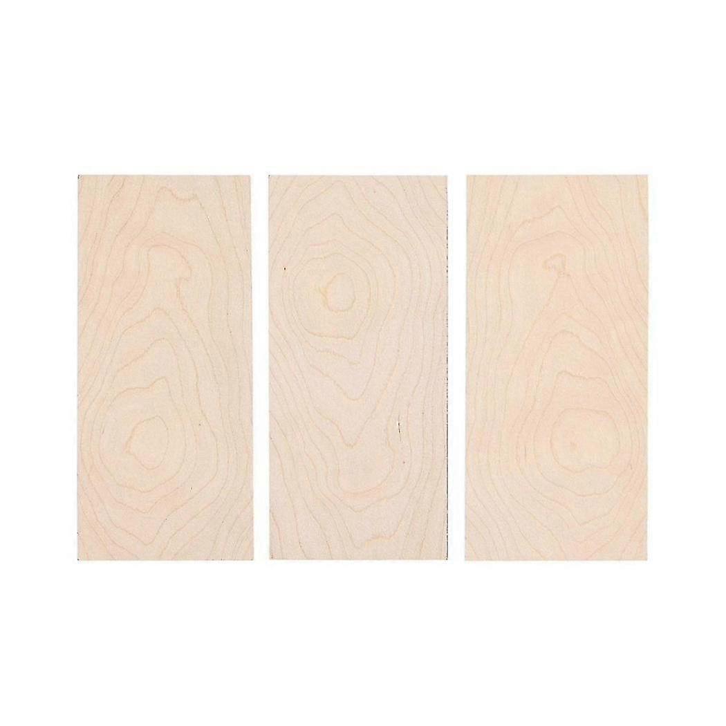 3 Pcs Maple Wood Veneer Headplate Headstock Luthier Tonewood For ...