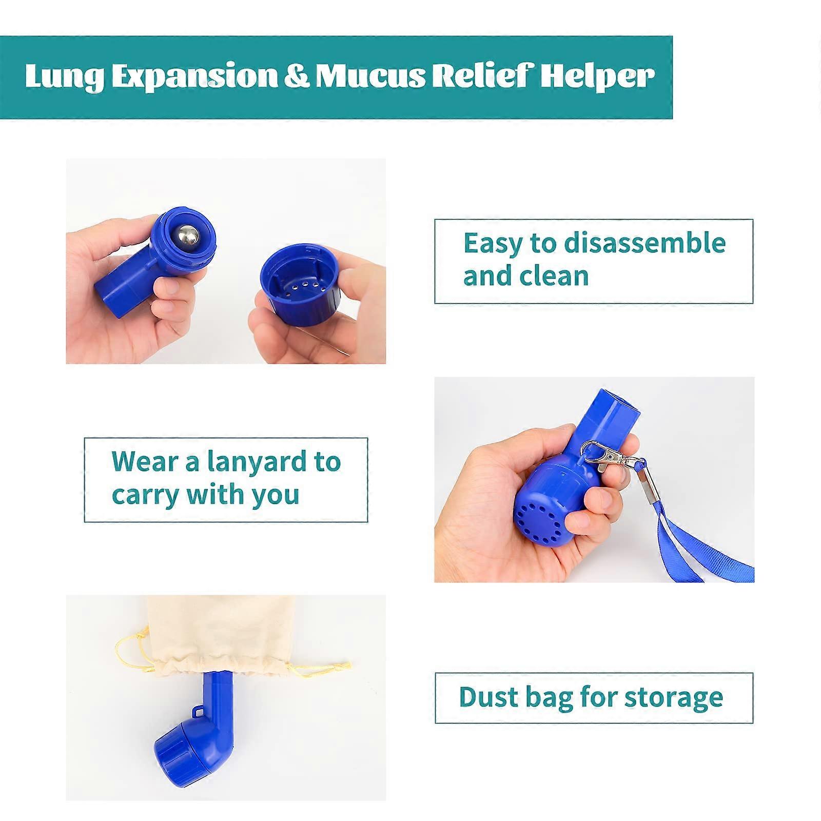 Lung Exerciser & Mucus Removal Device,Breathing Aid Expands Airway ...
