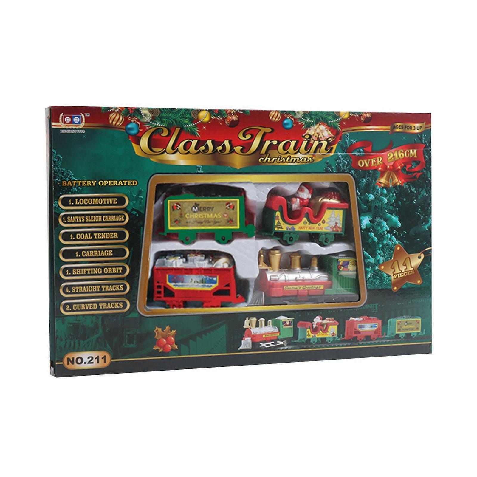 Toy Train Set Christmas Train Set Railway Tracks Battery Operated Toys ...
