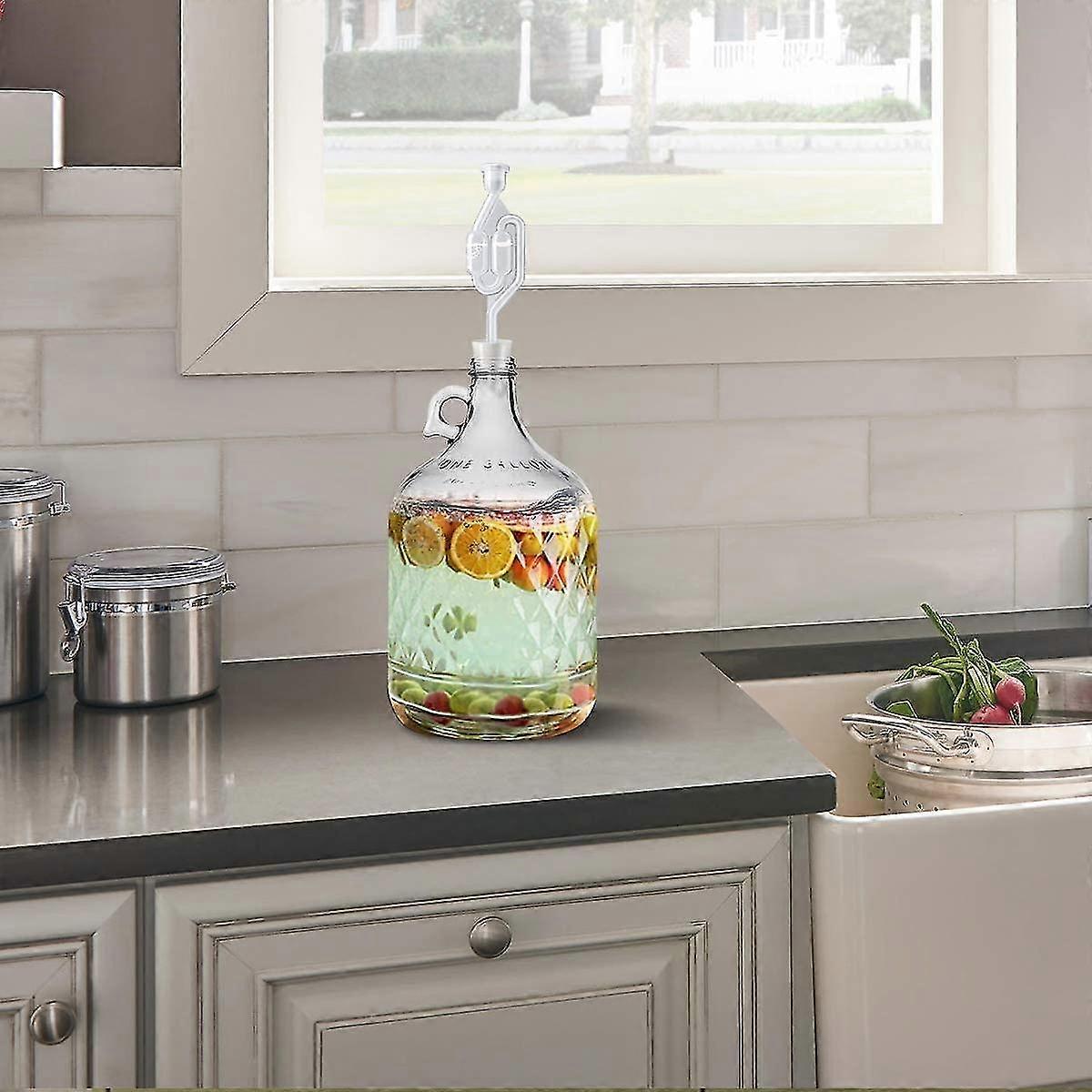 fermentation bung, plastic gardener tubes with lid, airlock bubbler ...