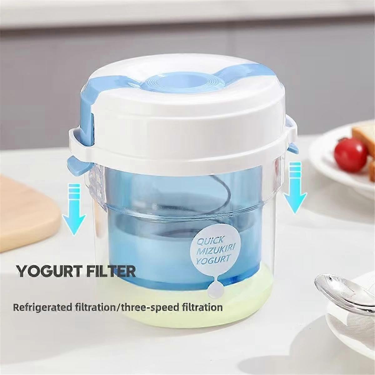 Multi-Functional Yogurt and Cheese Strainer- Compact Design for Easy ...