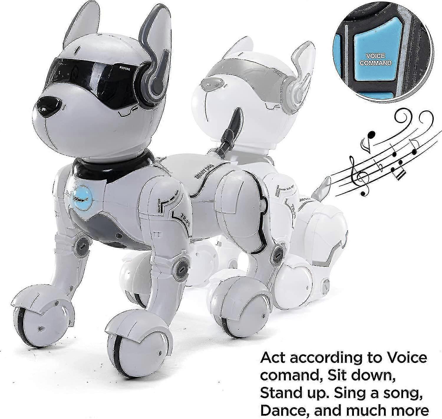 Remote Control Robot Dog Toy With Touch Function And Voice Control, Rc ...