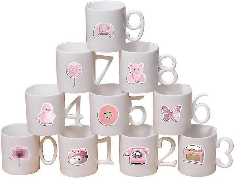 50Pcs Kawaii Stickers for Water Bottles, Cute Vsco Vinyl Laptop ...