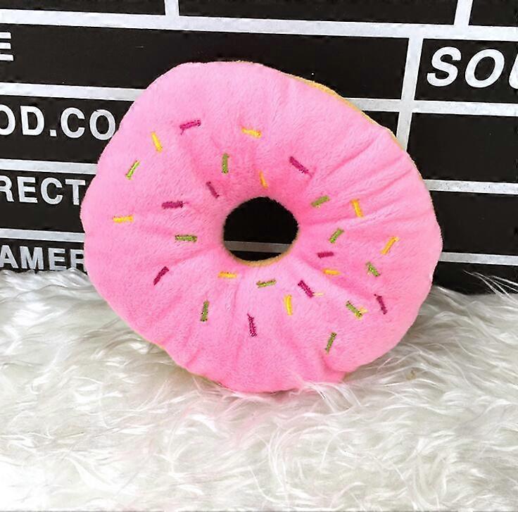 Donut Shaped Pet Toy Squeaky Squeaker Puppy Dog Pet Cat Kitten Sound ...