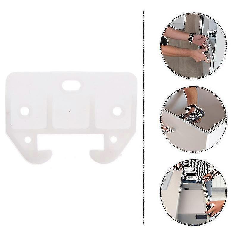 10pcs Plastic Drawer Track Guides Slides Replacement Furniture Parts ...