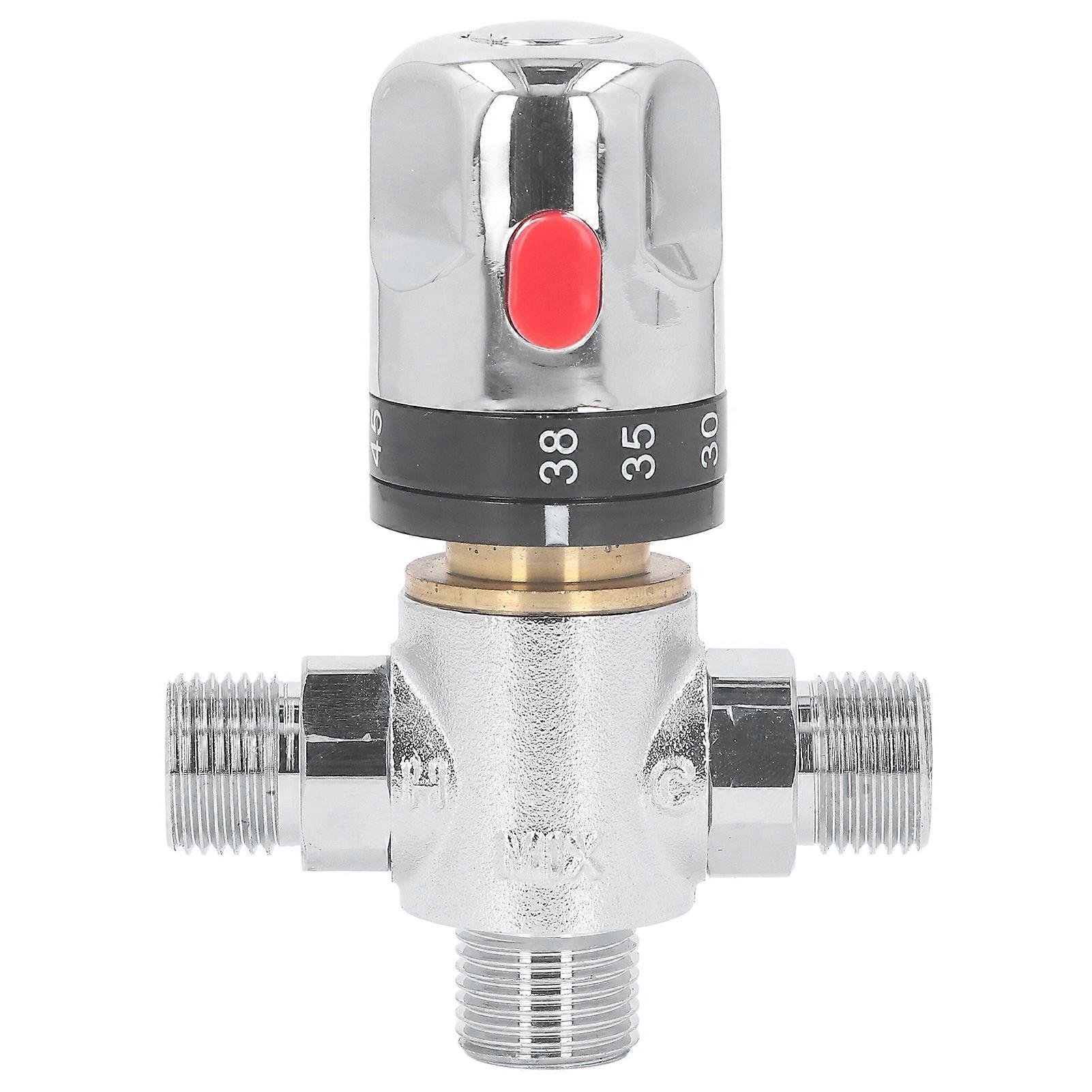 Thermostatic Mixing Valve G1/2 Inch DN15 Male Thread Brass Hot Cold ...