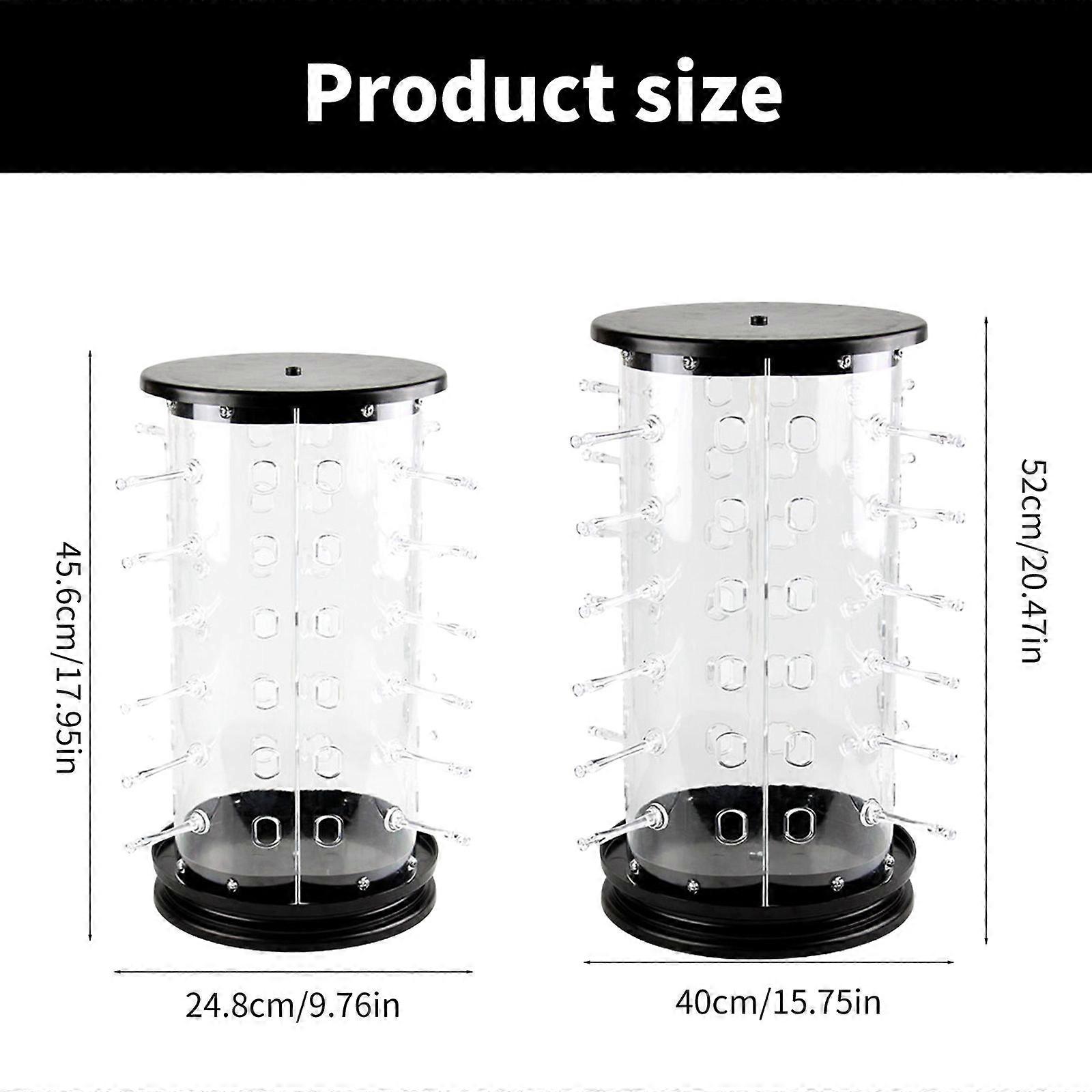 Eyewear Display Stand 360 Degree Rotating Sunglass Organizers Eyeglass ...