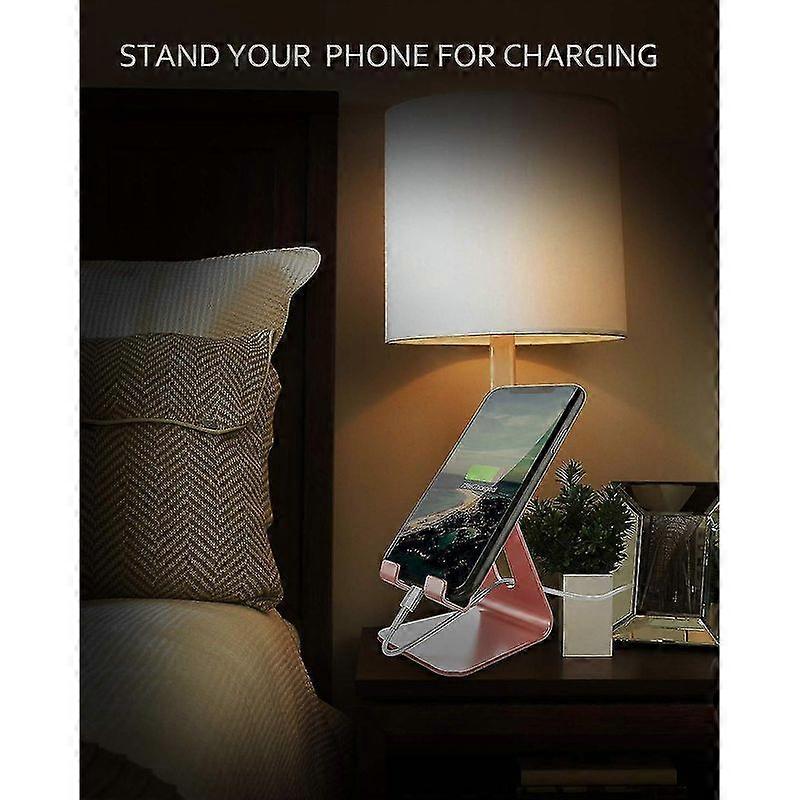 Phone Holder, Cradle Aluminum Desktop Stand,compatible With Various ...