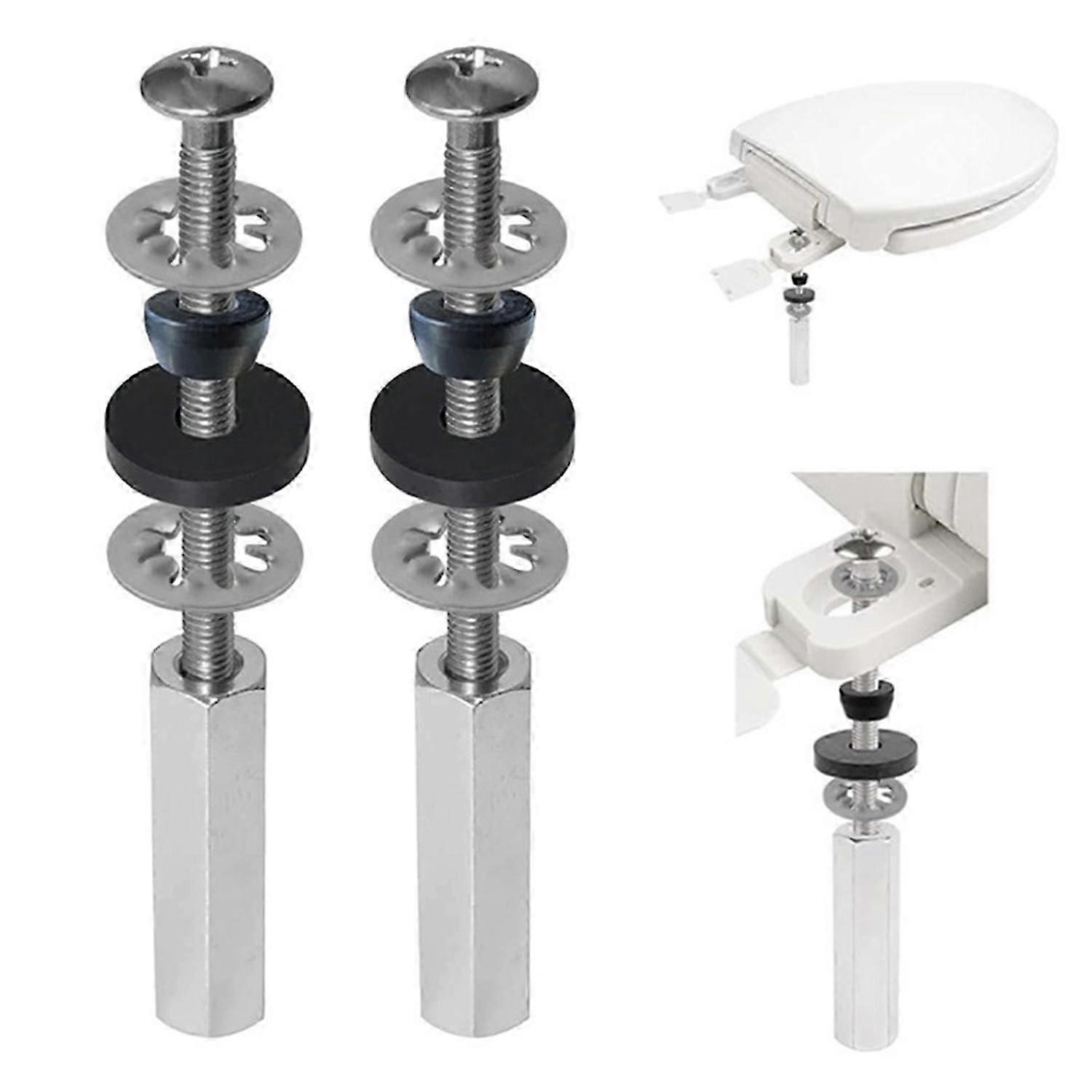 Stainless Steel Toilet Seat Screws Replacement Kit Heavy Duty Bolts ...