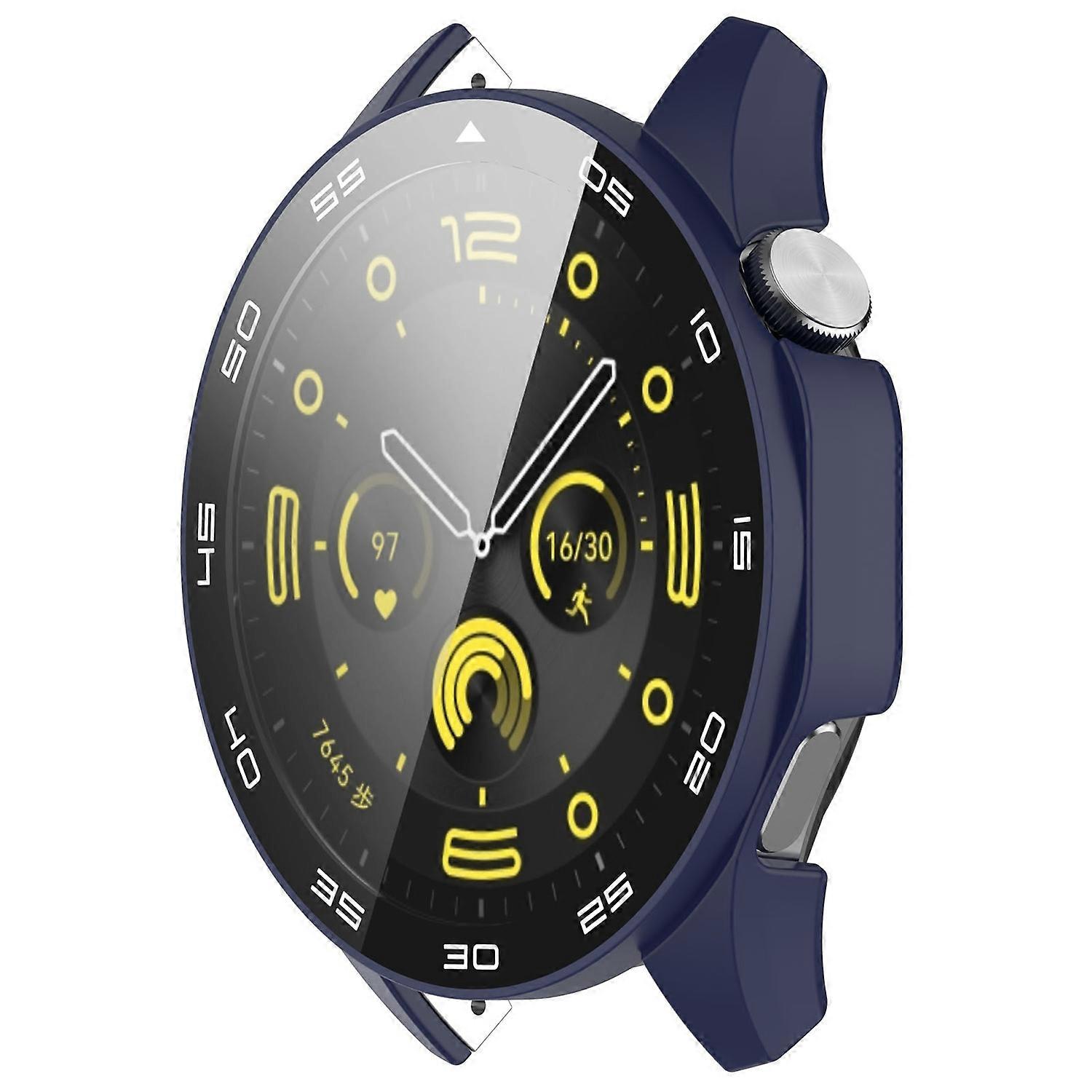 For Huawei Watch GT 4 46mm Watch Case Tempered Glass Screen Protector ...