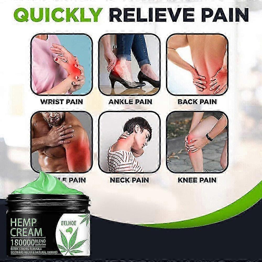 Arthritis Pain Relief Hemp Cream Extra Strong Muscle Joint Stiffness ...