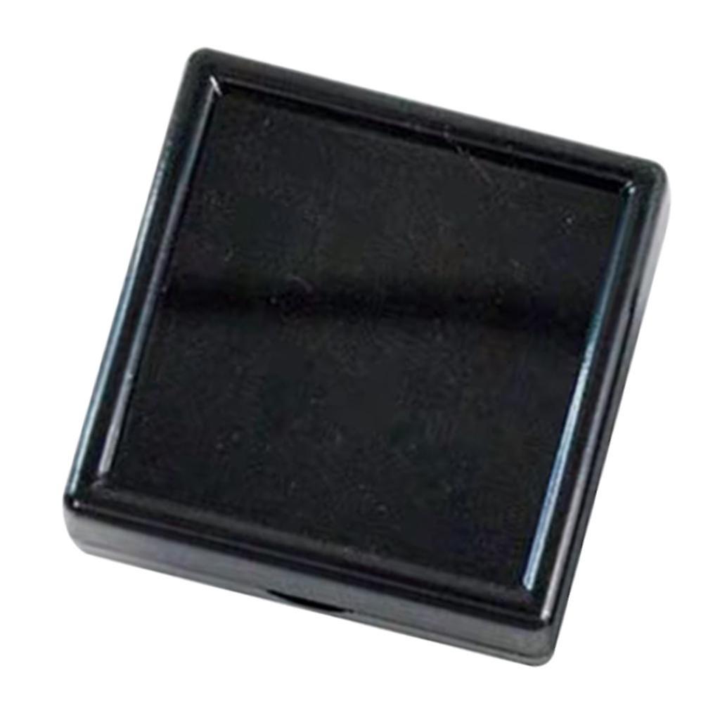 2xAcrylic Jewelry Display Loose Diamond Beads Organizer Show Case 3x3cm ...