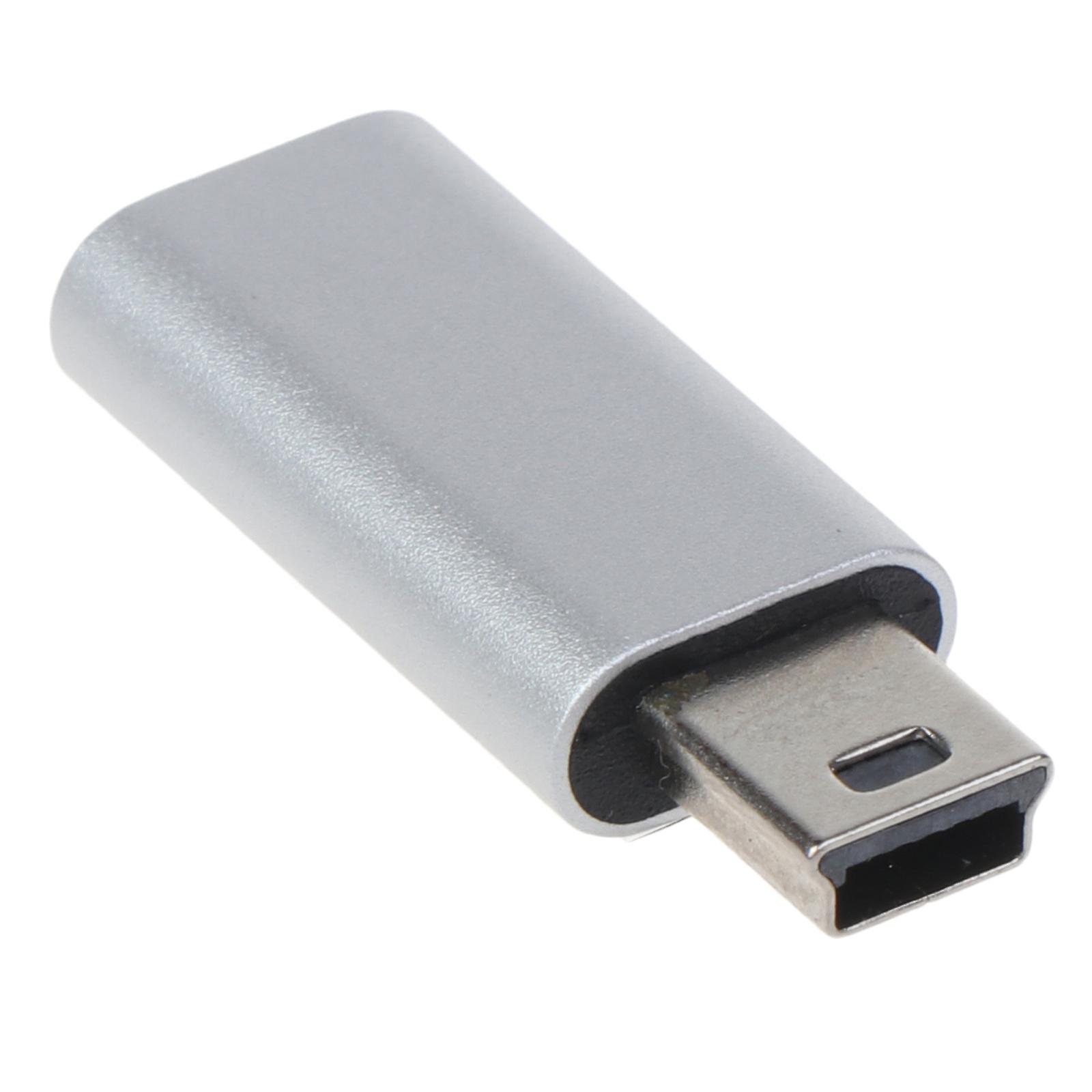 USB C to Mini USB 2.0 Adapter Type C Female to Mini USB 2.0 Male ...