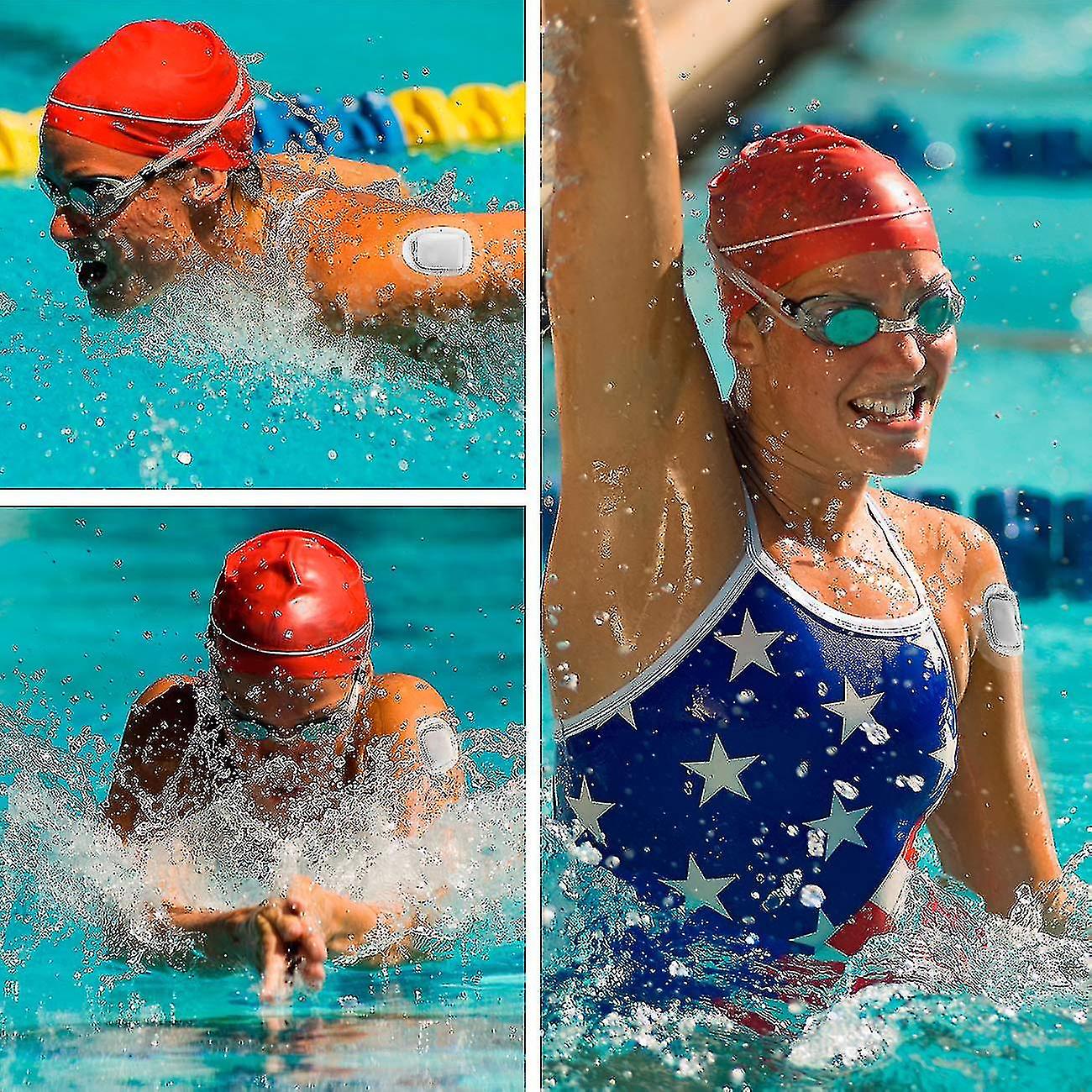 36 Pack Waterproof Adhesive Omnipod Patches Clear 10 Days Long Lastinghechuan 36 Pack Waterproof