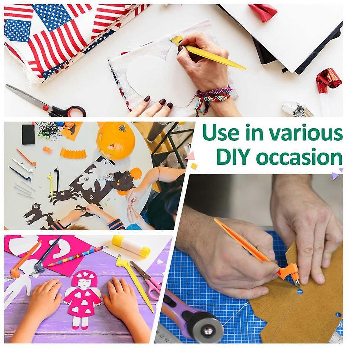 Craft Cutting Tools 5 Craft Knife 15 360-Degree Rotating Blade Craft ...