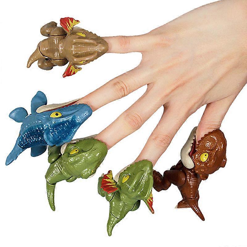New product bite finger dinosaur toy multi-joint movable Tyrannosaurus ...