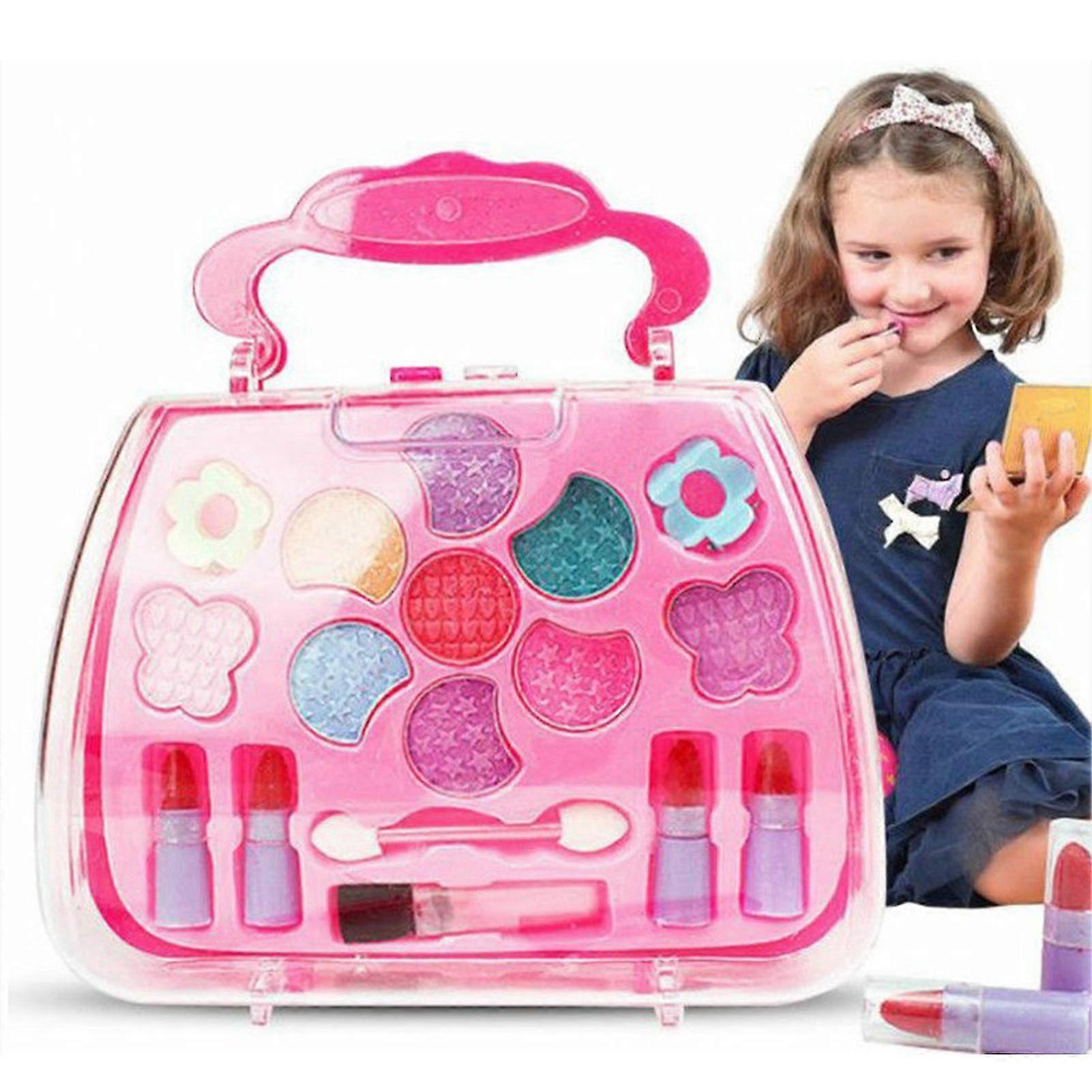 Little Girls Real Make Up Set Washable Non-toxic Real Makeup Girl Toys ...