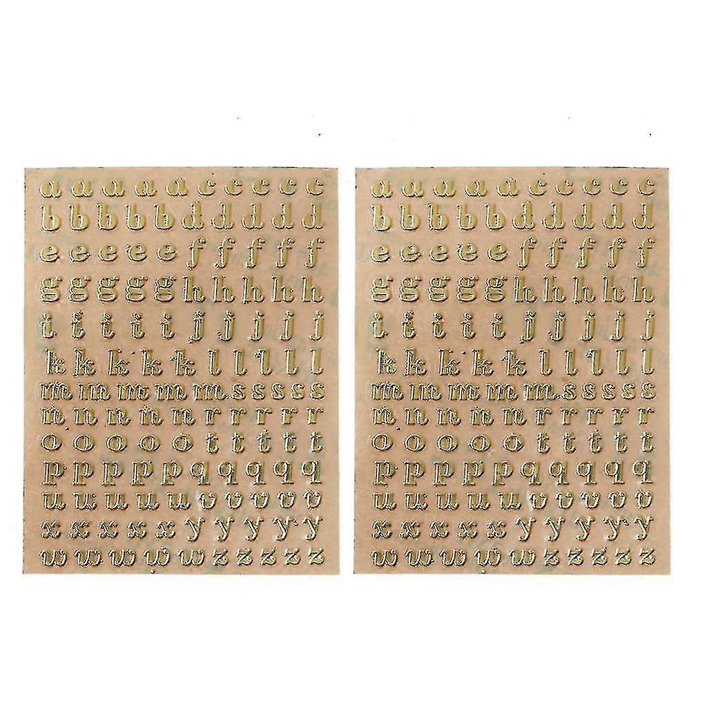 Small Epoxy Alphabet Lower Case Letters Stickers For Kids Art Craft Diy ...