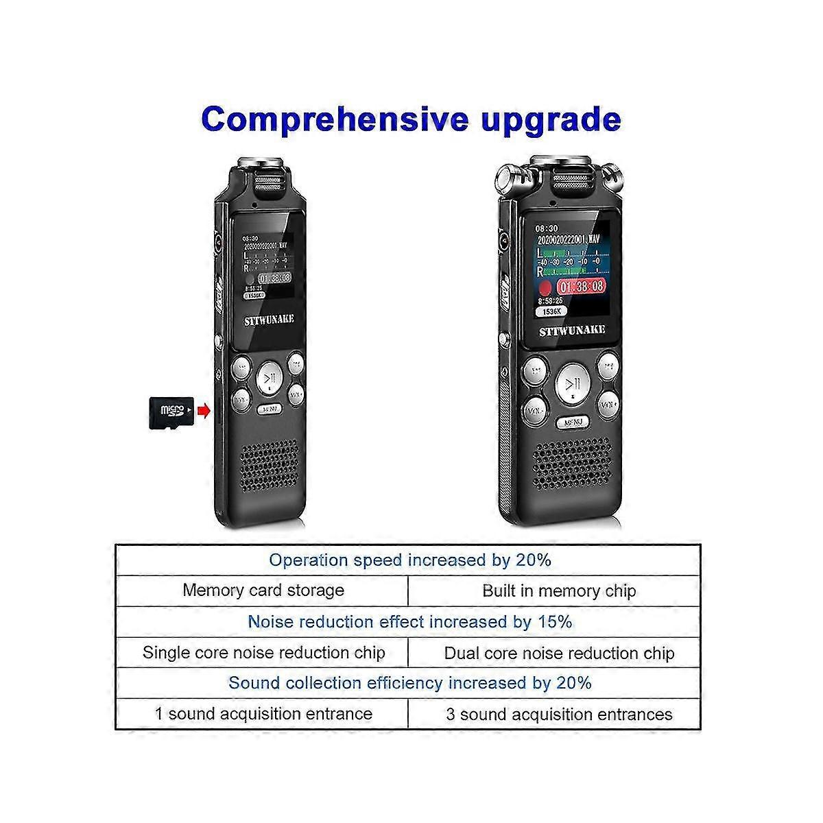 Voice Recorder Recording Activated Audio Sound Digital Professional ...