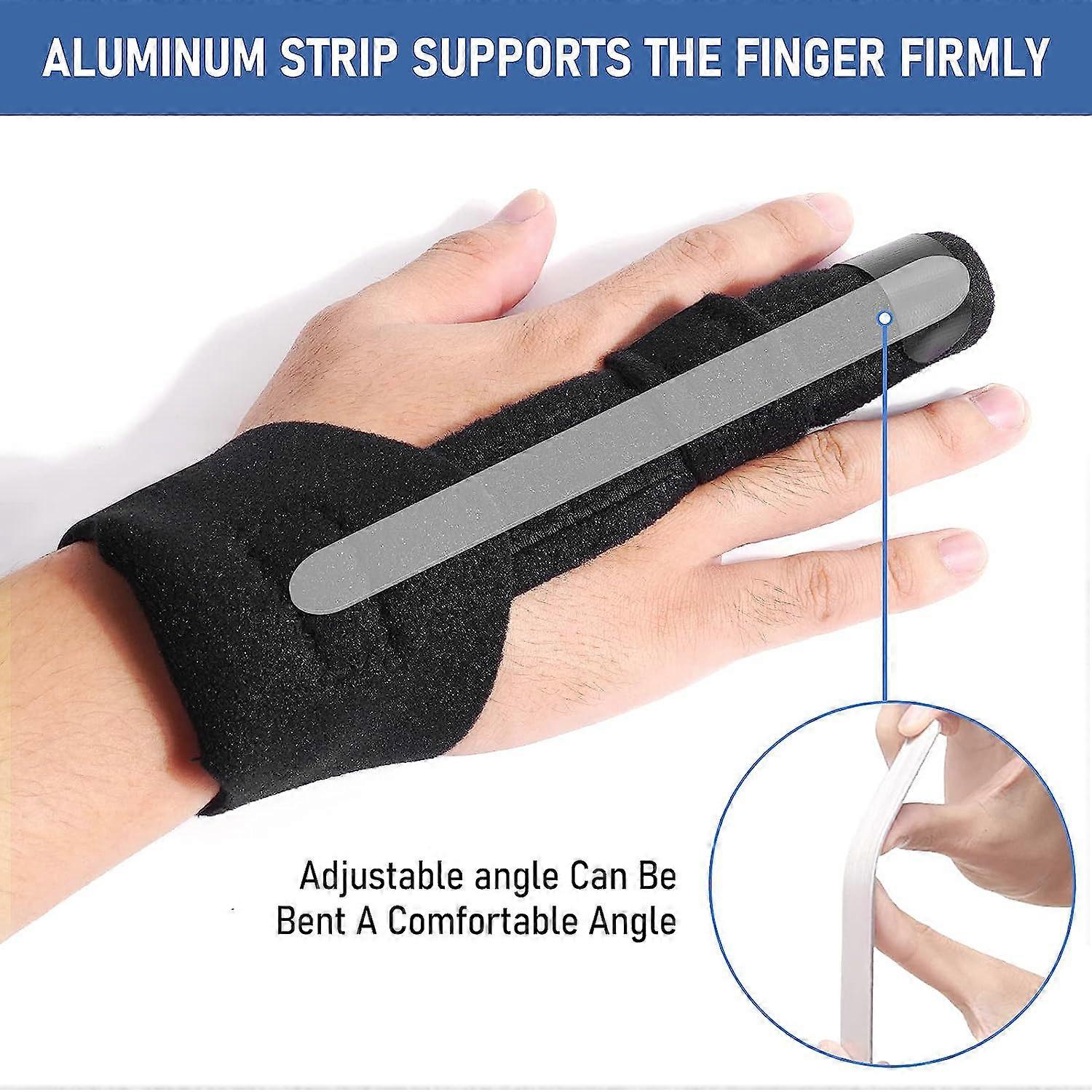 Full Trigger Finger Splint - Hand and Wrist Brace Support - Adjustable ...