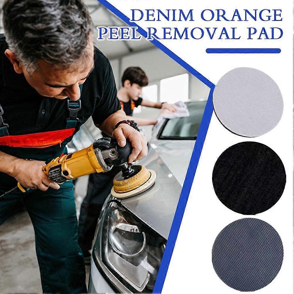 3x Denim Orange Peel Removal Pad Car Polishing Pad Single Wetsanding ...