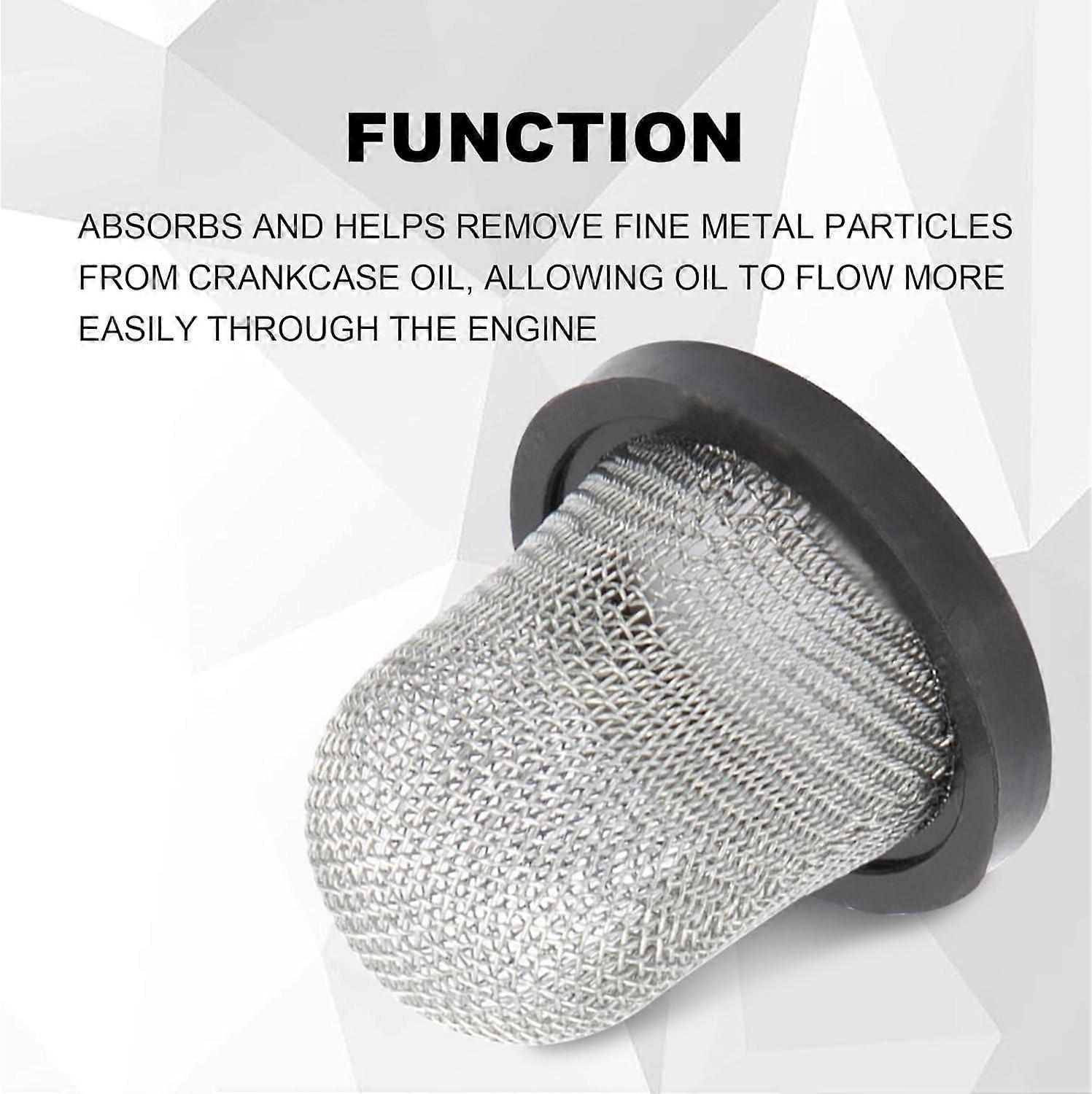 Motorcycle Scooter Engine Oil Drain Plug Complete O-Ring + Filter ...