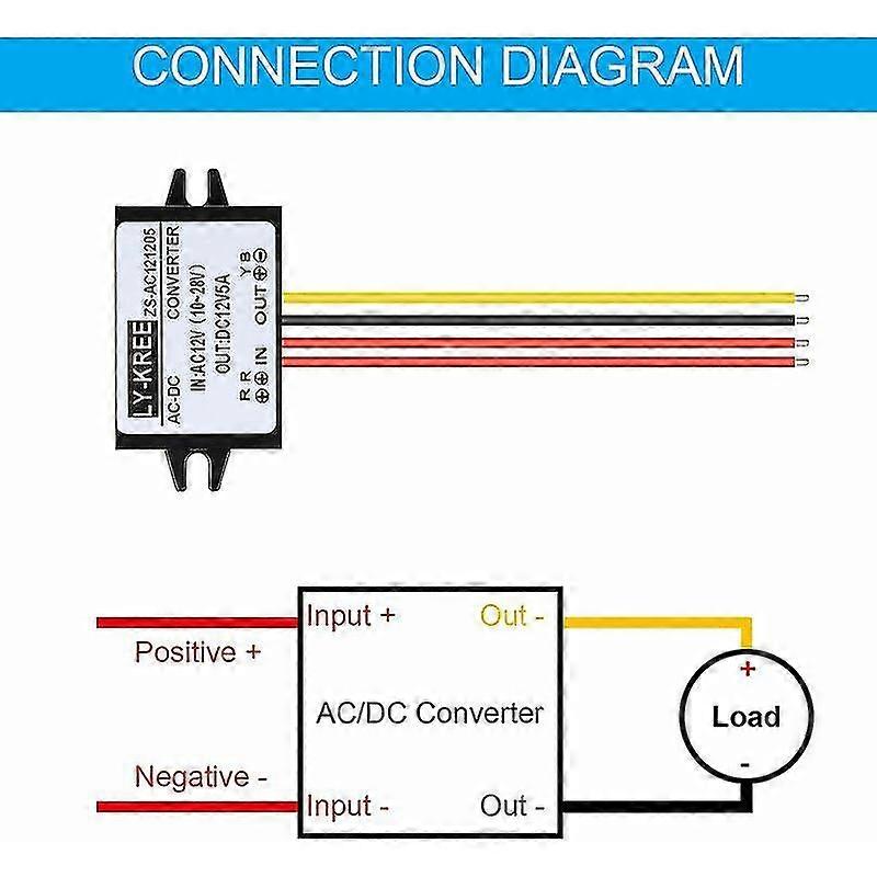 Ac-dc Power Converter Ac 12v (10-28v) To Dc 12v Step Down Converter ...