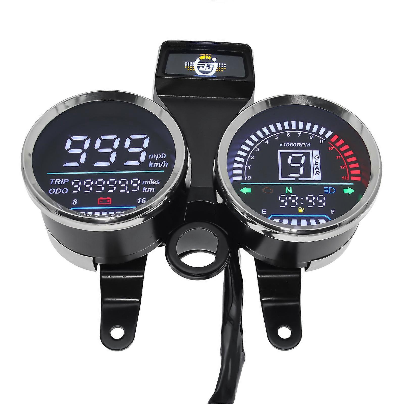 Motorcycle Instrument Digital Waterproof Motorcycle Gauges Moto Digital ...