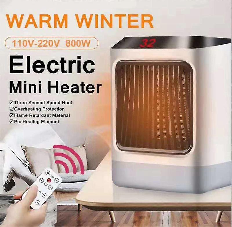 Radiator with Remote Control Ceramic Fan Heater 800-1000 W, PTC ...