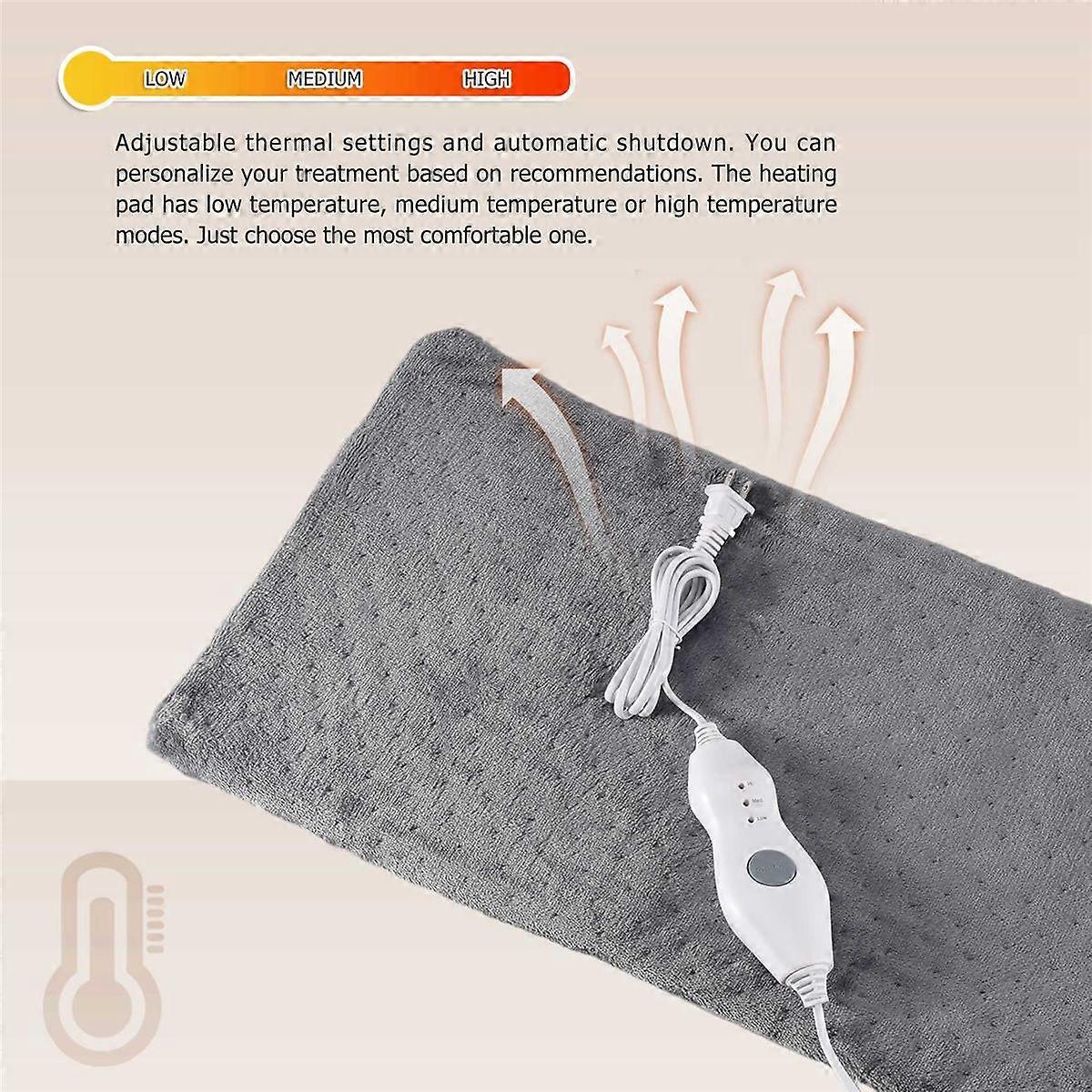Extra Large Electric Heating Pad for Back Pain and Cramps Relief 12X24 ...